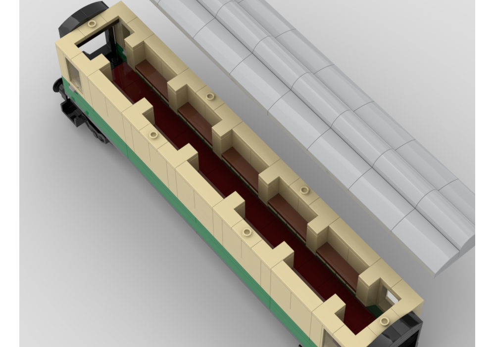 LEGO MOC Passenger Train Baggage Car by Lego-my-lego-eggo | Rebrickable ...