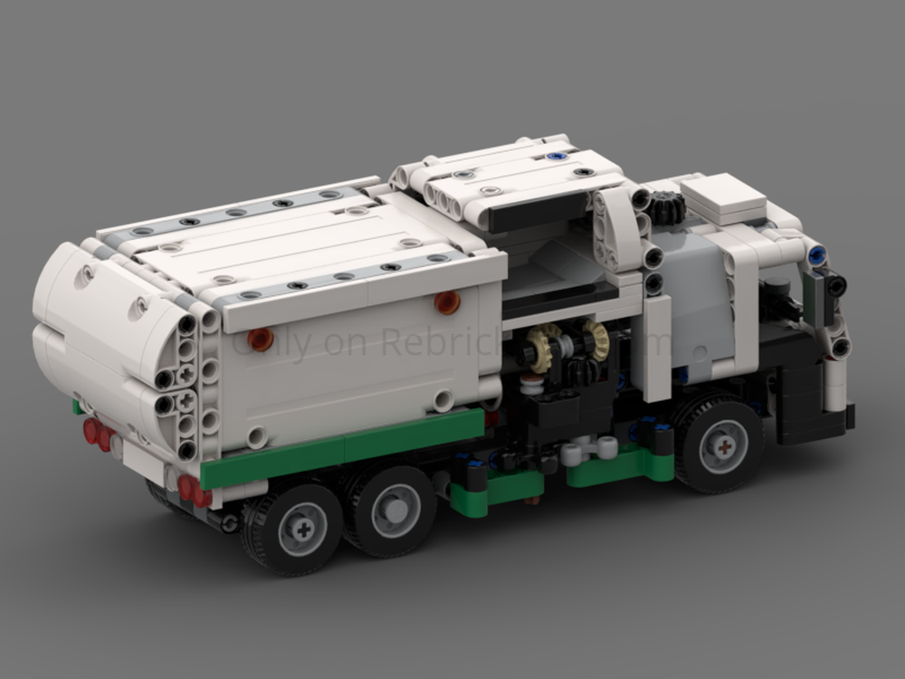 LEGO MOC Mack Garbage Truck Back Hatch Mod - minimalist by ...