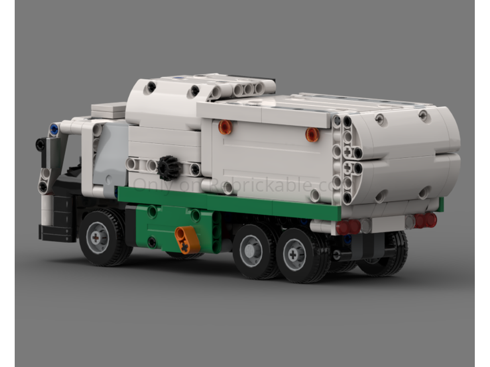 LEGO MOC Mack Garbage Truck Back Hatch Mod - minimalist by ...