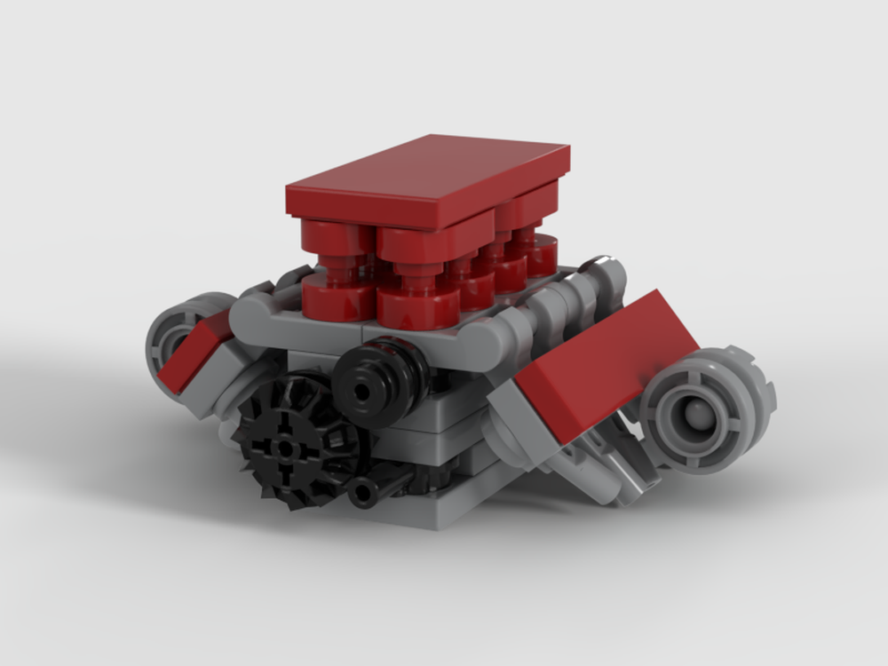 LEGO MOC Feriri F154 Engine by SRT-8 | Rebrickable - Build with LEGO