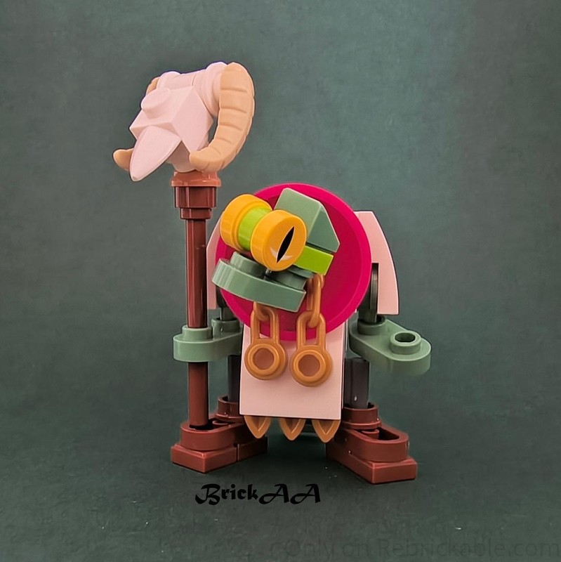 LEGO MOC-228514 Lizardfolk druid by BrickAA | Rebrickable - Build with LEGO