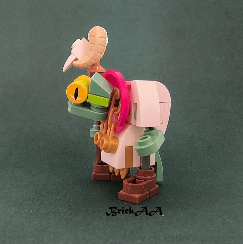 LEGO MOC Lizardfolk druid by BrickAA | Rebrickable - Build with LEGO
