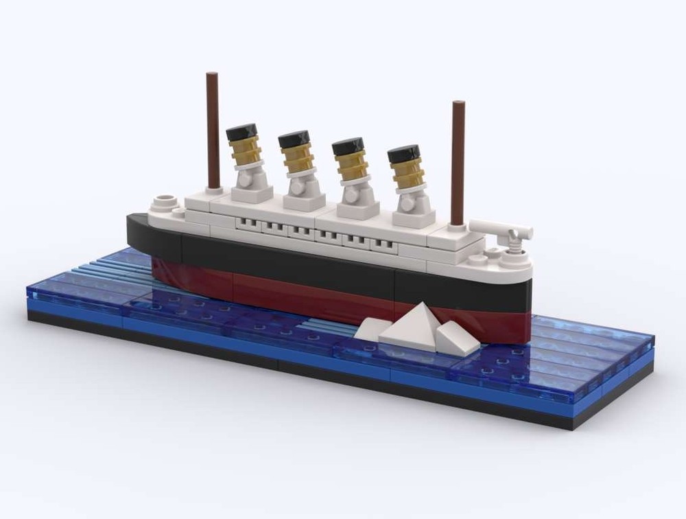 LEGO MOC Mini Titanic Diorama by SB-22 Designs | Rebrickable - Build ...