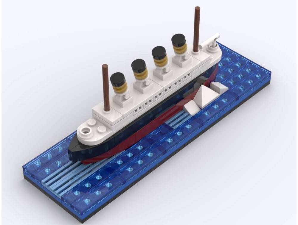 LEGO MOC Mini Titanic Diorama by SB-22 Designs | Rebrickable - Build ...
