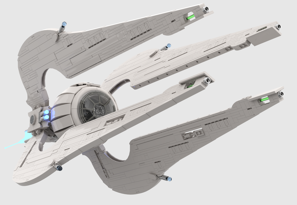 LEGO MOC Nssis-Class Clawcraft – Chiss Ascendancy Starfighter (Minifig ...