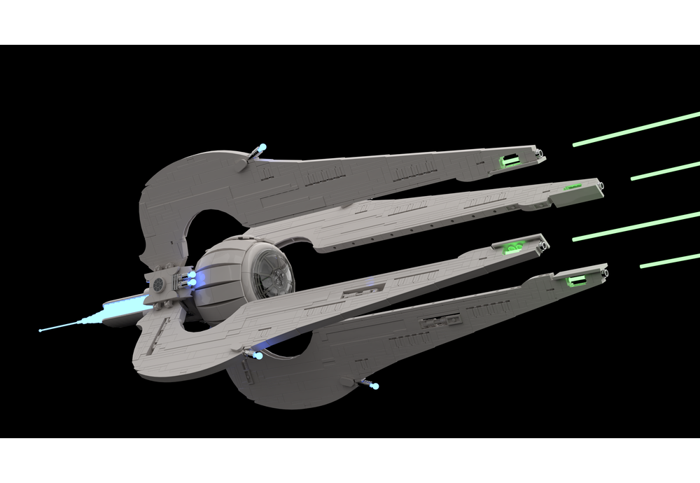 LEGO MOC Nssis-Class Clawcraft – Chiss Ascendancy Starfighter (Minifig ...