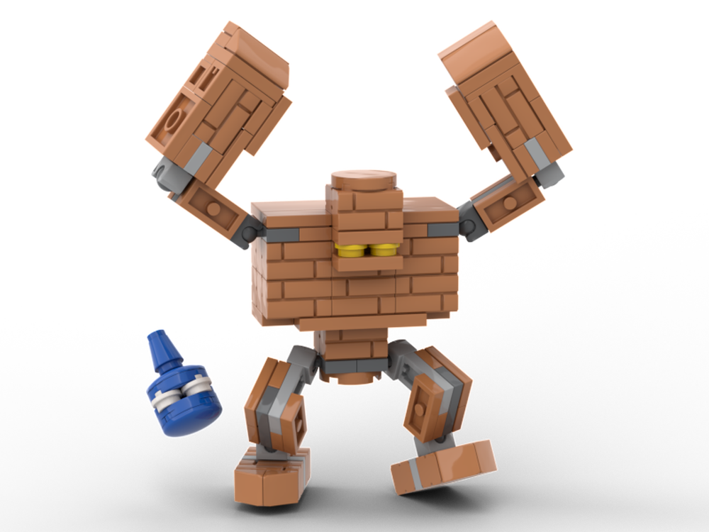 LEGO MOC Dragon Quest inspired Golem by NoParadise_Bricks | Rebrickable ...