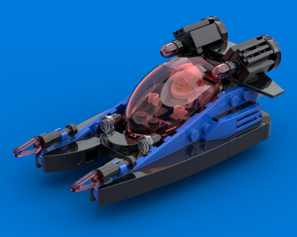 LEGO MOC-228540 Space Police Patrol Pod by etamax | Rebrickable - Build ...