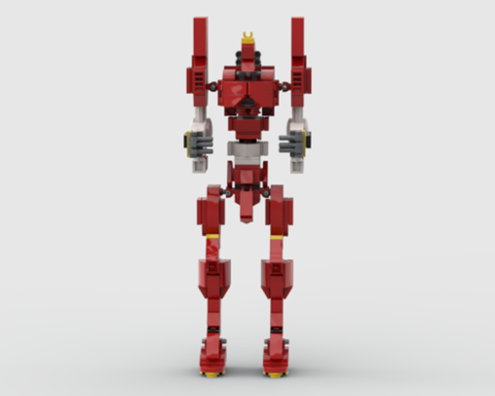 LEGO MOC Lego Evangelion Unit 02 by Goose7 | Rebrickable - Build with LEGO