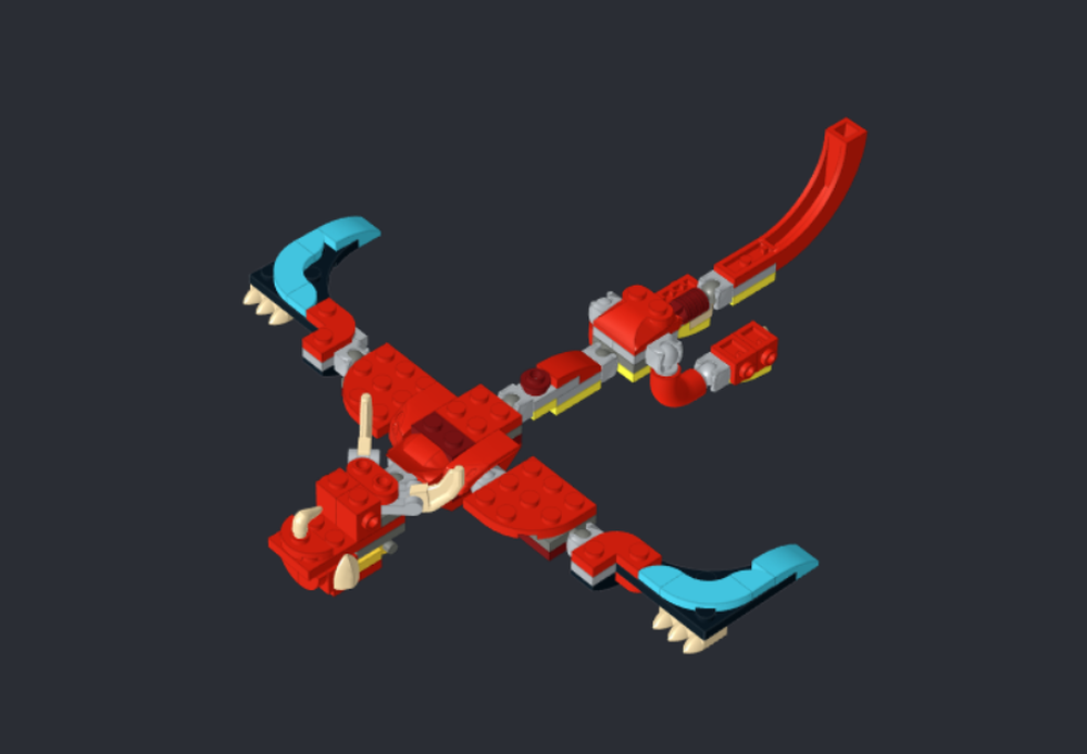 LEGO MOC Wyvern by nicoaror | Rebrickable - Build with LEGO