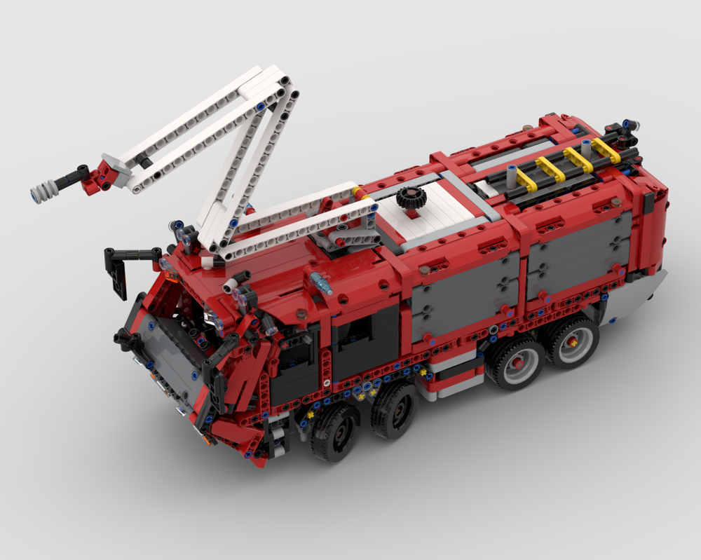 LEGO MOC 42098 Rosenbauer Panther 8x8 Airport Fire Truck - LEGO Technic ...