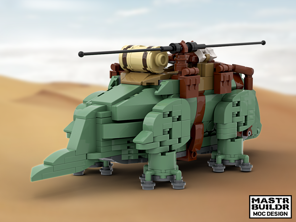 LEGO MOC Sandtrooper Dewback by mastrbuildr | Rebrickable - Build with LEGO