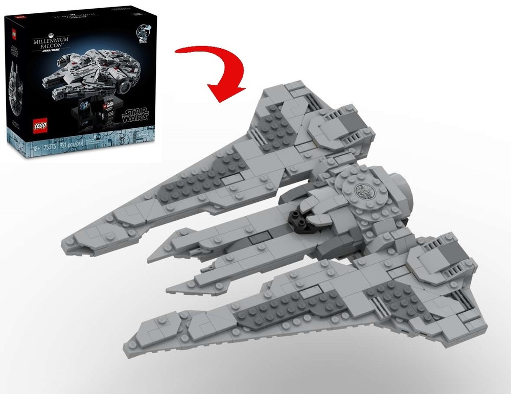 LEGO MOC Kom'rk-Class Fighter by A_Great_Builder | Rebrickable - Build ...