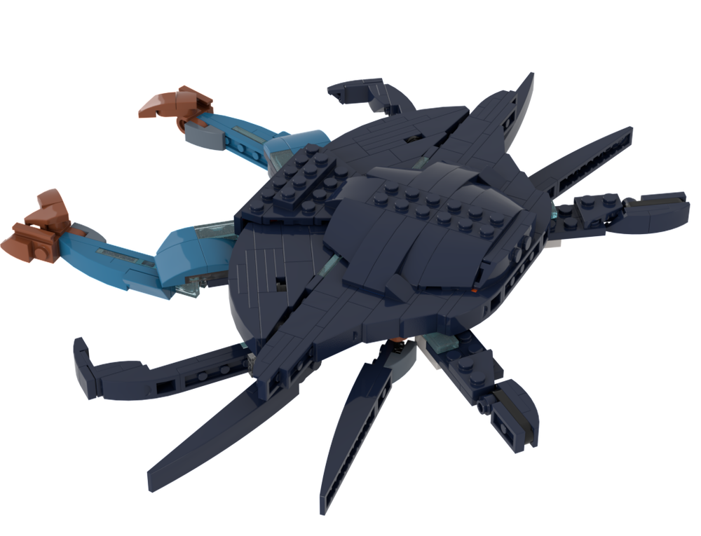 LEGO MOC Maryland Blue Crab by pinplateclip | Rebrickable - Build with LEGO