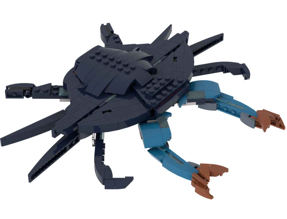 LEGO MOC Maryland Blue Crab by pinplateclip | Rebrickable - Build with LEGO