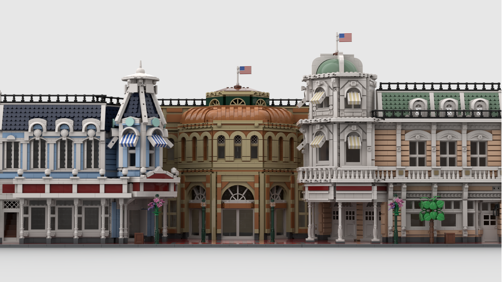 LEGO MOC Magic Kingdom Main Street Clothiers by WDWBricks | Rebrickable ...