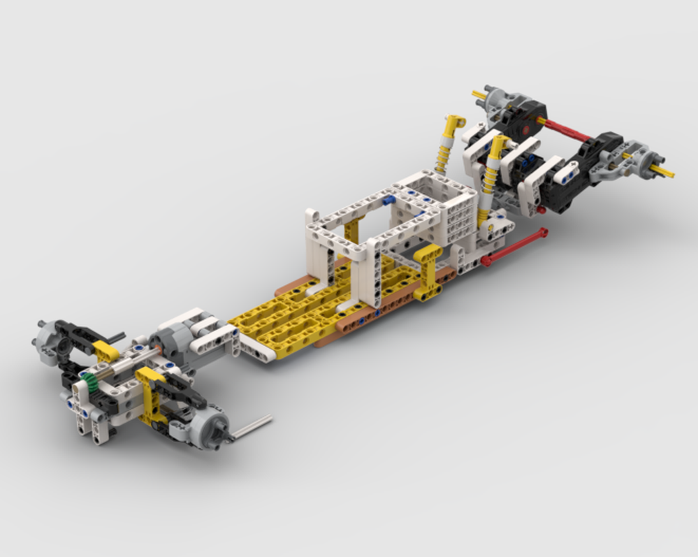 LEGO MOC buggy chassis by Armed cucumber (cactus) | Rebrickable - Build ...