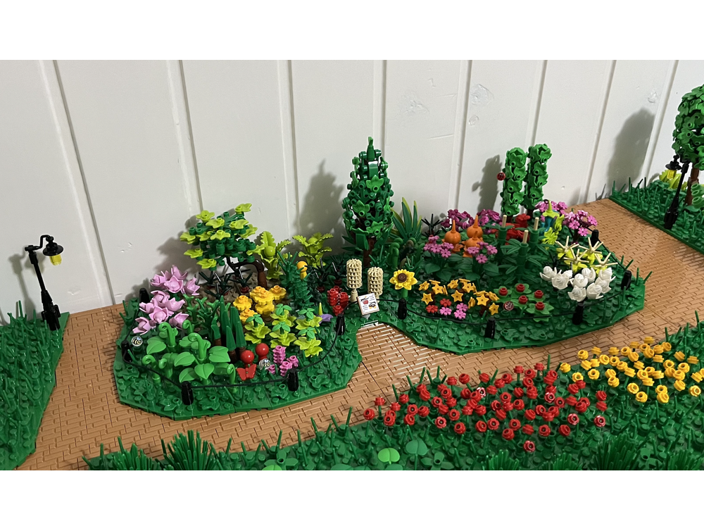 LEGO MOC-228682 Botanical garden pack with 33 flowers and plants (city ...