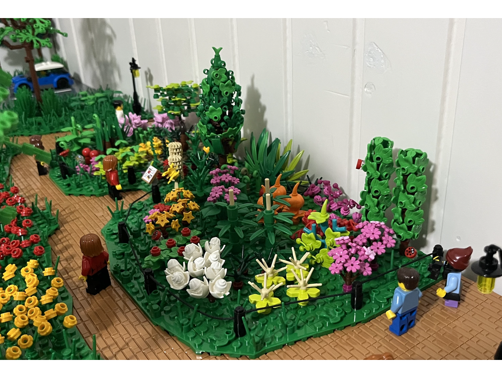 LEGO MOC-228682 Botanical garden pack with 33 flowers and plants (city ...
