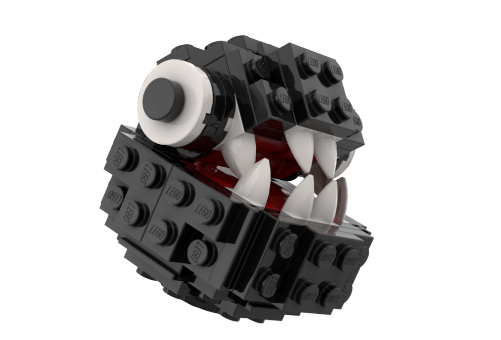 LEGO MOC HINGED SPHERE -- Super Mario -- Chain Chomp by RC_builds_and ...