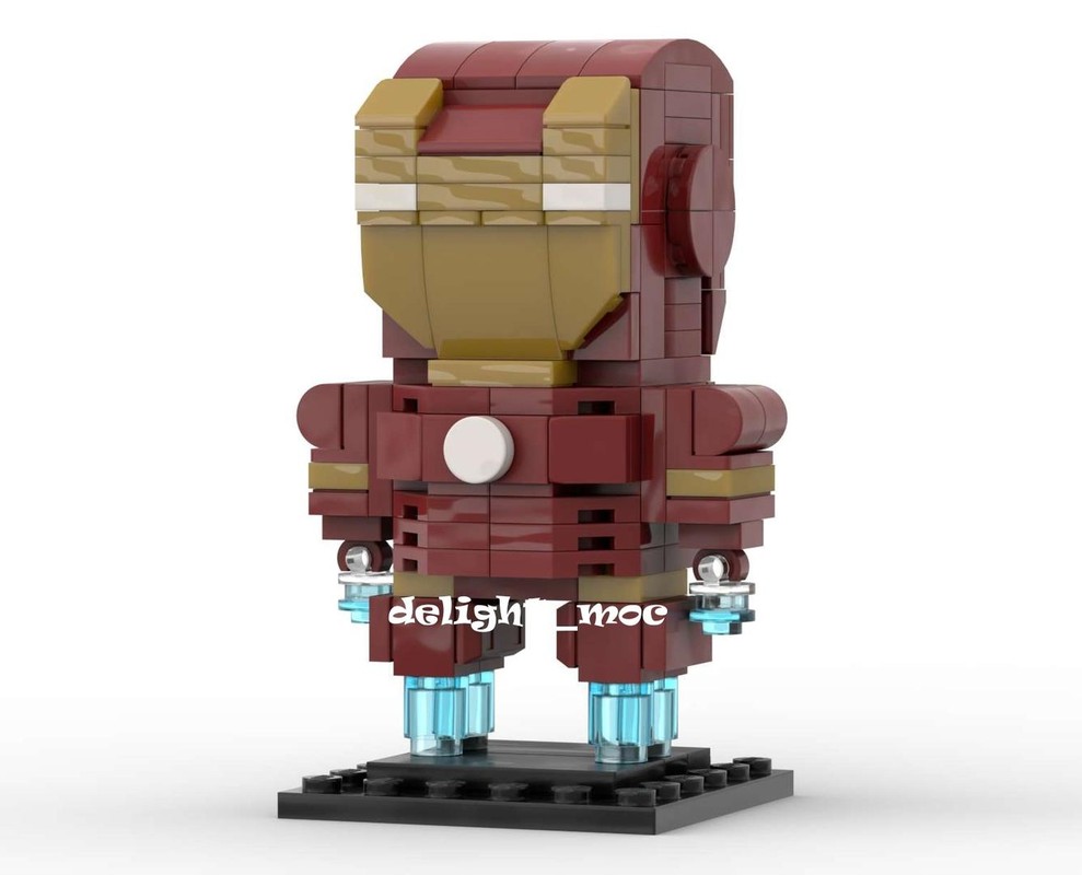 LEGO MOC Iron Man (Mark 3) by delight_moc | Rebrickable - Build with LEGO