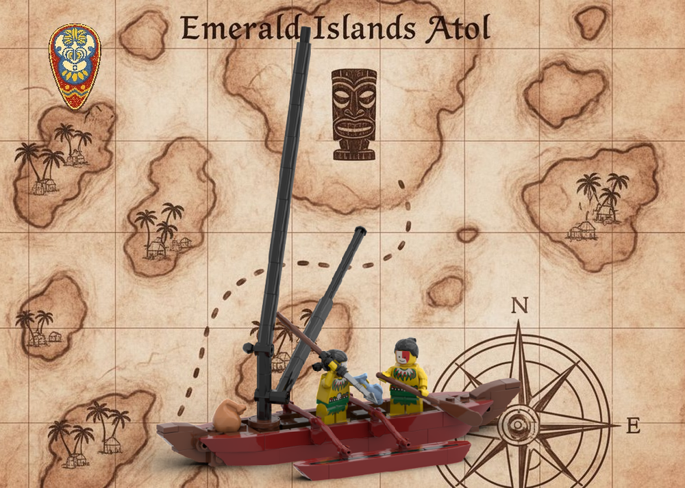 LEGO MOC Islanders outrigger boat by JollyRogers8441 | Rebrickable ...