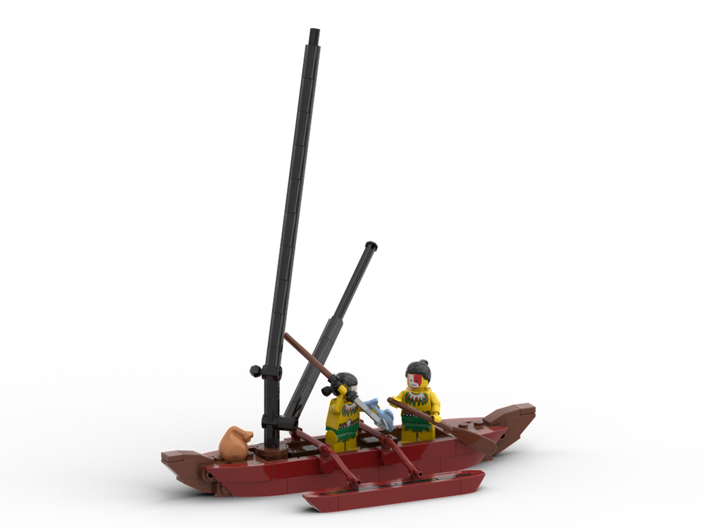 LEGO MOC Islanders outrigger boat by JollyRogers8441 | Rebrickable ...