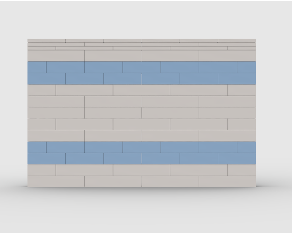 LEGO MOC Chicago Flag by HoboMan000 | Rebrickable - Build with LEGO