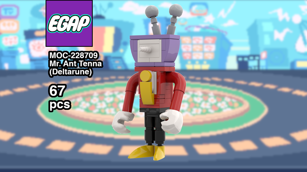 LEGO MOC Mr. Ant Tenna (Deltarune) by egap98 | Rebrickable - Build with ...