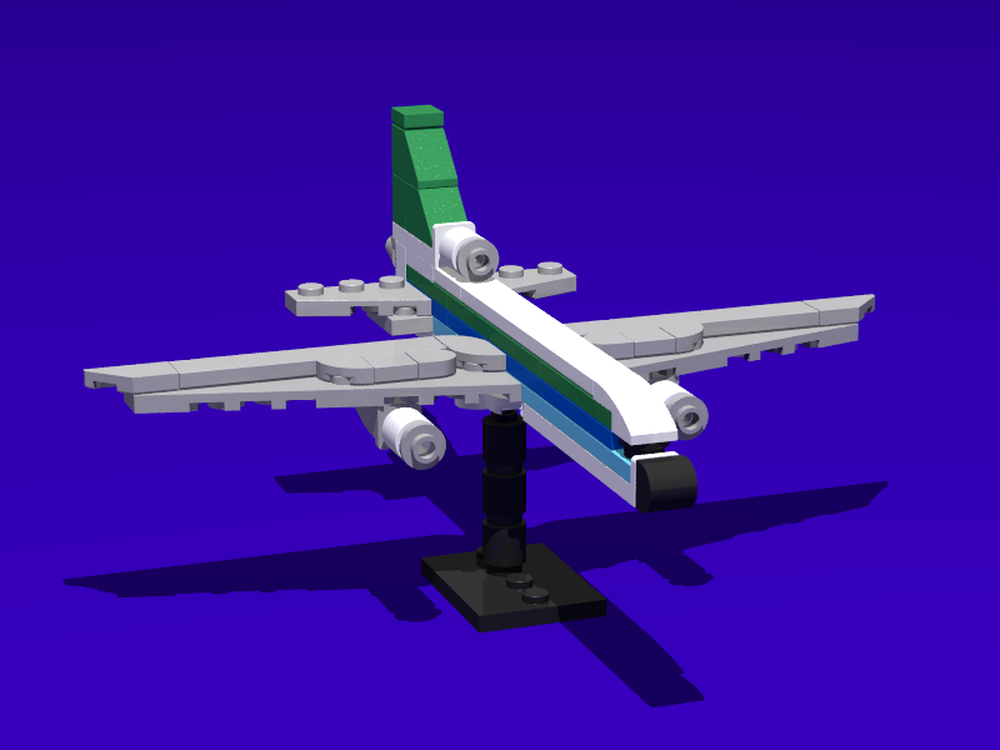 LEGO MOC Lockheed L-1011 Tristar Saudia Livery by MOCStar | Rebrickable ...