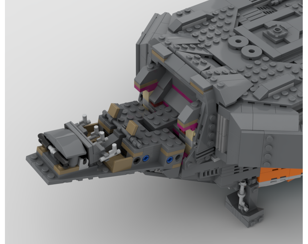 LEGO MOC-228729 Zeta-class Heavy Cargo Shuttle by benneech ...