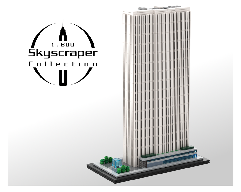LEGO MOC General Motors Building 1:800 Scale (Manhattan) by SPBrix ...