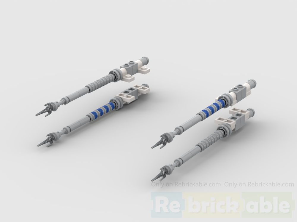 LEGO MOC Red Five T-65 X Wing Laser Cannons Modification by Spacefarer ...