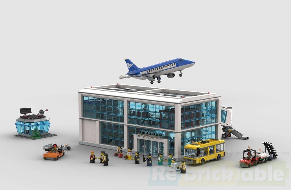 LEGO MOC-228763 Regional Airport by Blocks City | Rebrickable - Build ...