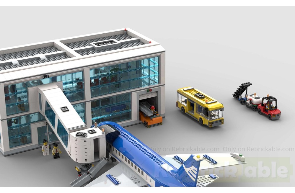 LEGO MOC-228763 Regional Airport by Blocks City | Rebrickable - Build ...