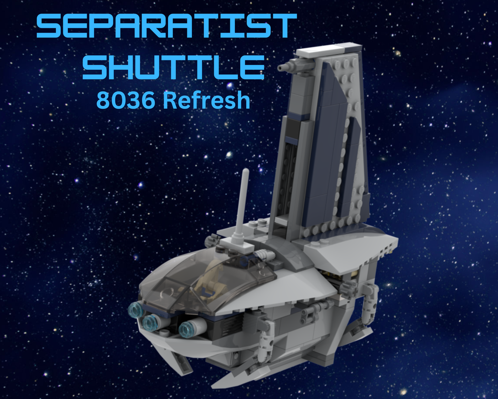 LEGO MOC Separatist Shuttle 8036 Refresh by CM Studios | Rebrickable ...