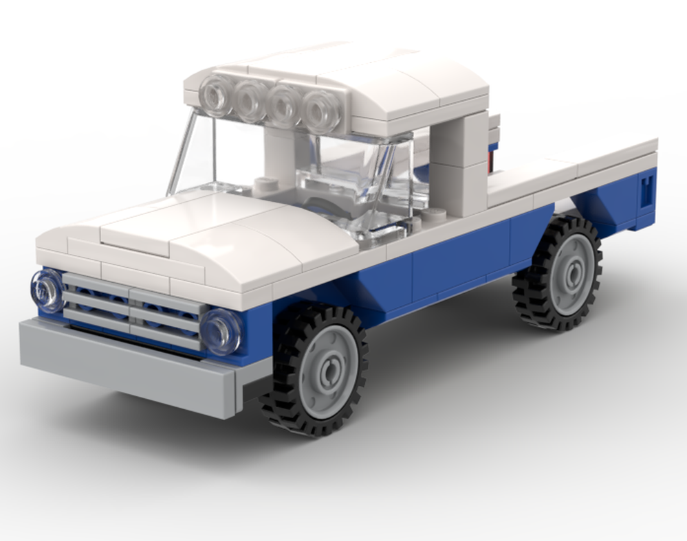 LEGO MOC Updated 1972 Ford F-250 by ORBcreations | Rebrickable - Build ...