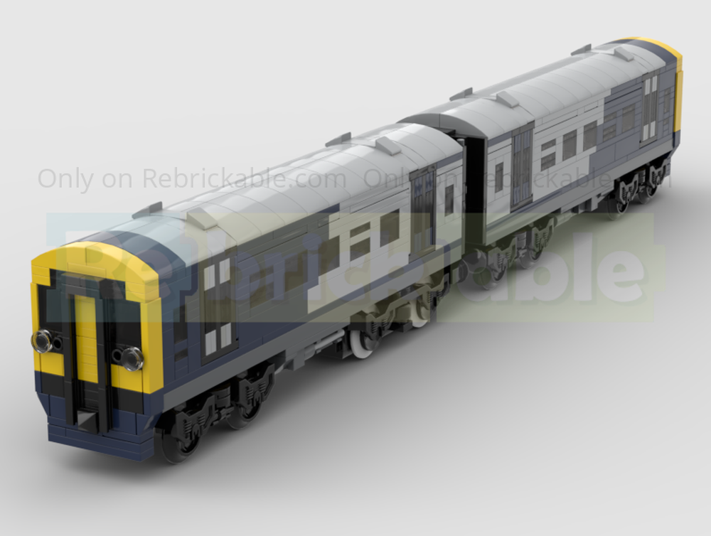 LEGO MOC Class 158 Two Carriage DMU Train In South Western Railway ...