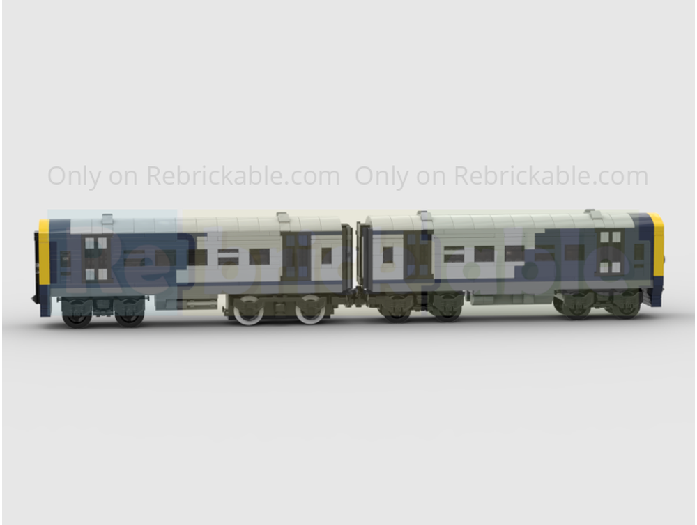LEGO MOC Class 158 Two Carriage DMU Train In South Western Railway ...
