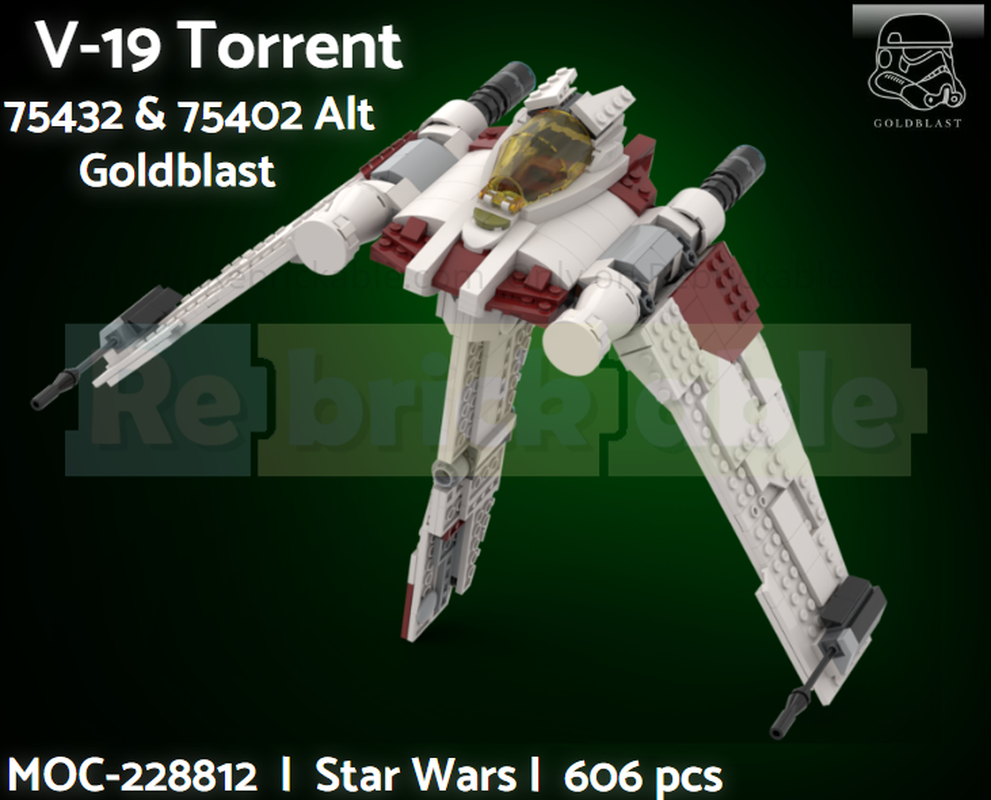 LEGO MOC-228812 V-19 Torrent Alternate Build - The Set We Should've Had ...