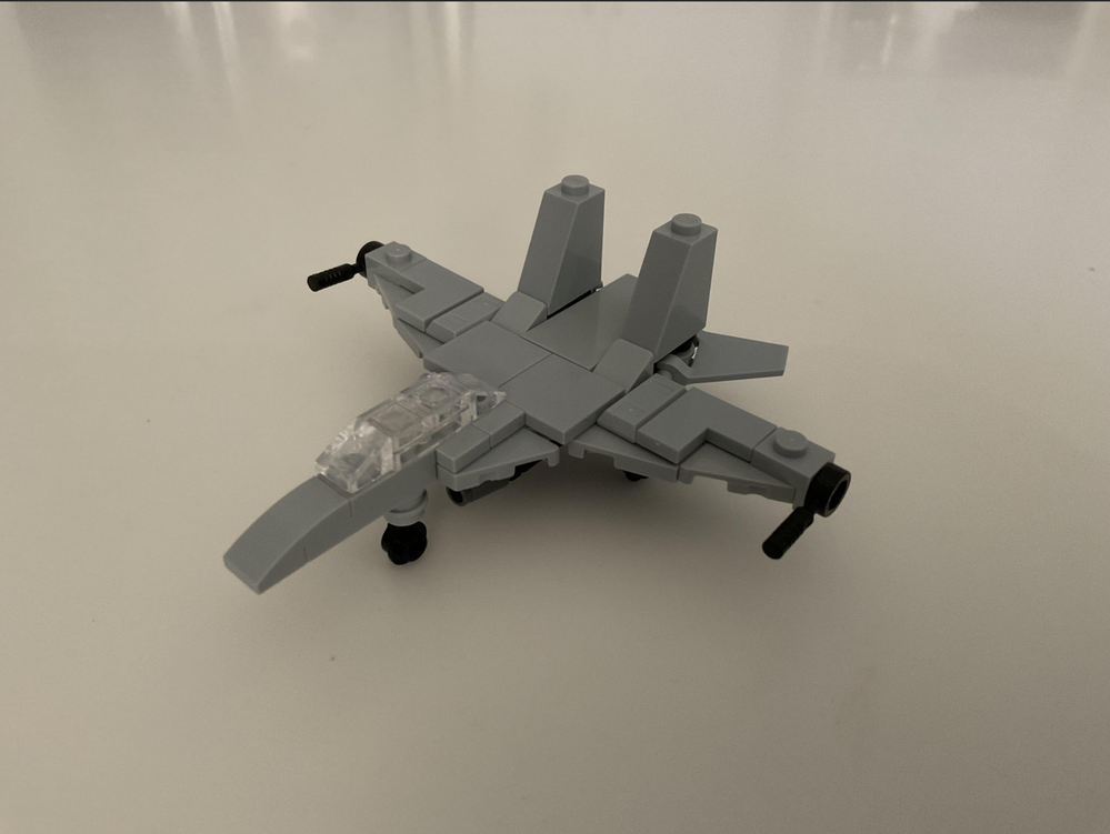LEGO MOC Lego 1:184 F-18 MOC by iteem | Rebrickable - Build with LEGO