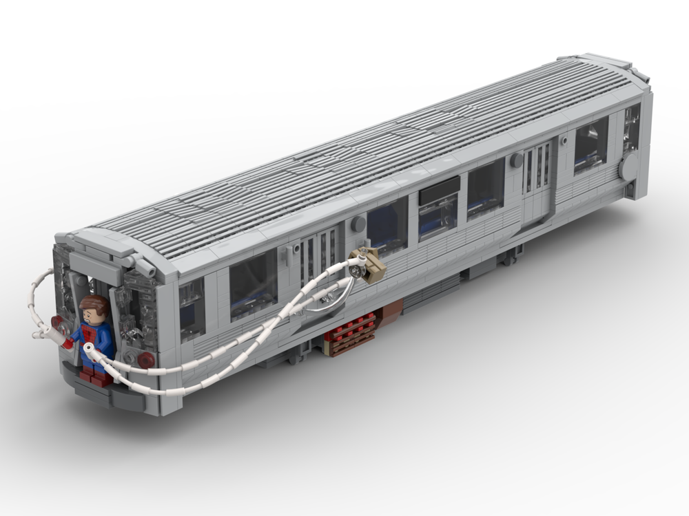 LEGO MOC Spider-Man 2 Train Battle: Battle Damage Parts (ft. CTA 2200 ...
