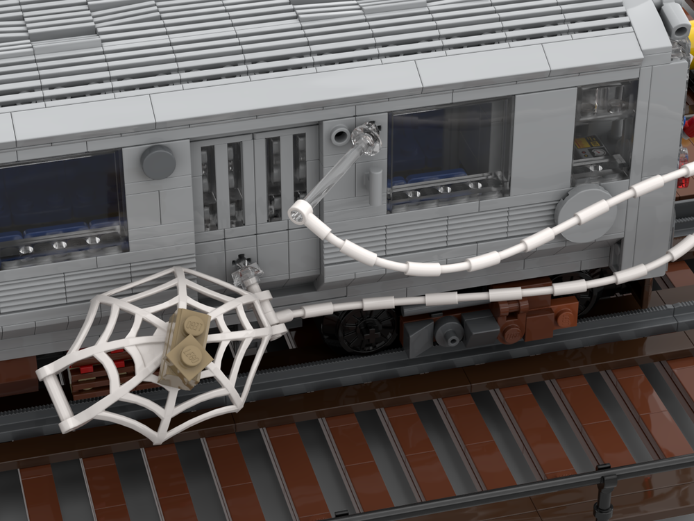 LEGO MOC Spider-Man 2 Train Battle: Battle Damage Parts (ft. CTA 2200 ...