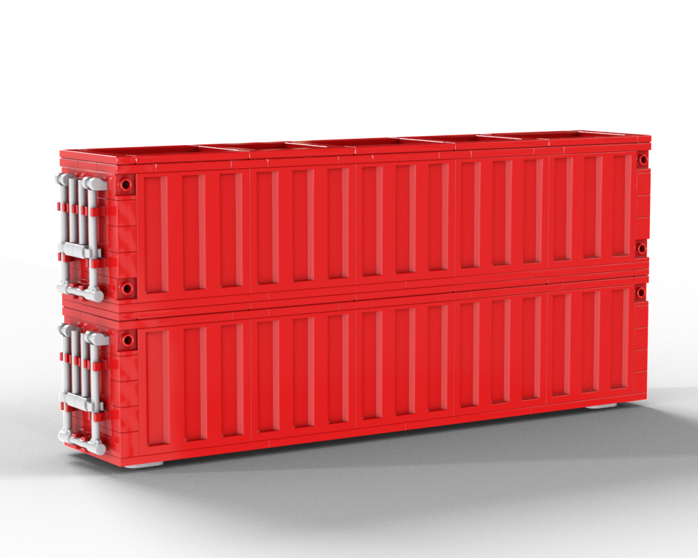 LEGO MOC Intermodal Containers by 603bricks | Rebrickable - Build with LEGO