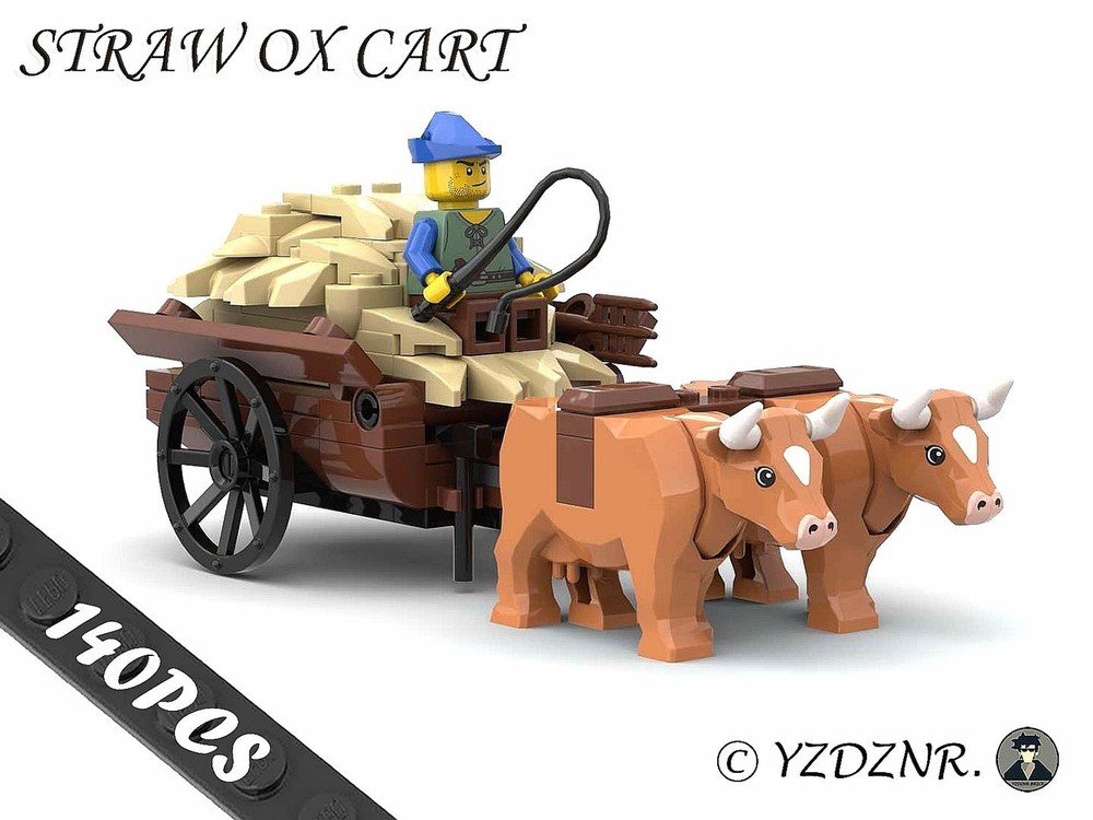 LEGO MOC Straw Ox Cart by yascr2024 | Rebrickable - Build with LEGO