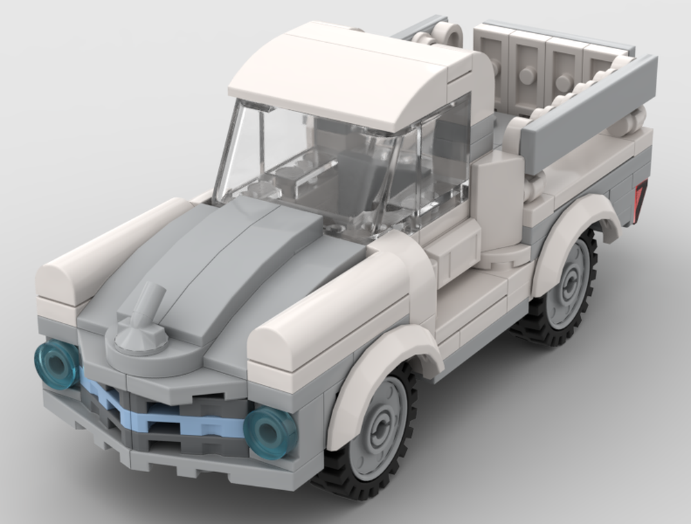 LEGO MOC old small pickup by MadonnA | Rebrickable - Build with LEGO