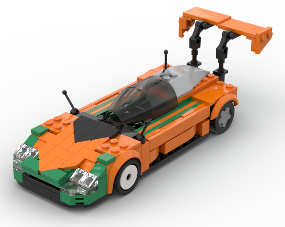 LEGO MOC mazda 787b big wing by WNbuilder | Rebrickable - Build with LEGO