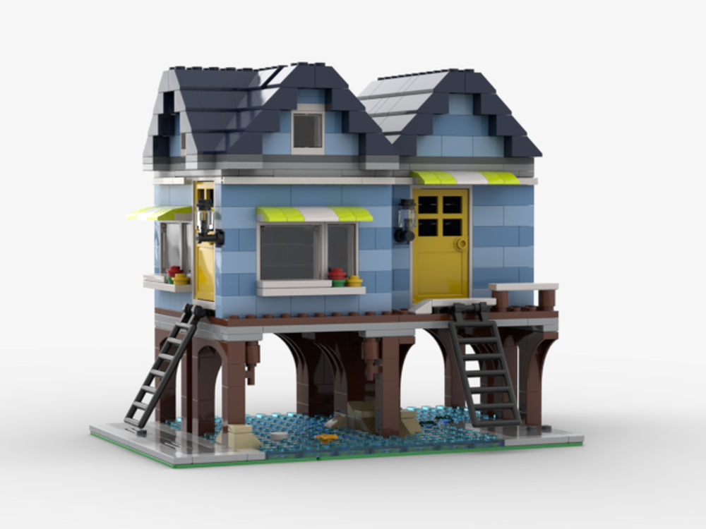 LEGO MOC Modular Beachside Vacation by BrickAndBuildsI | Rebrickable ...
