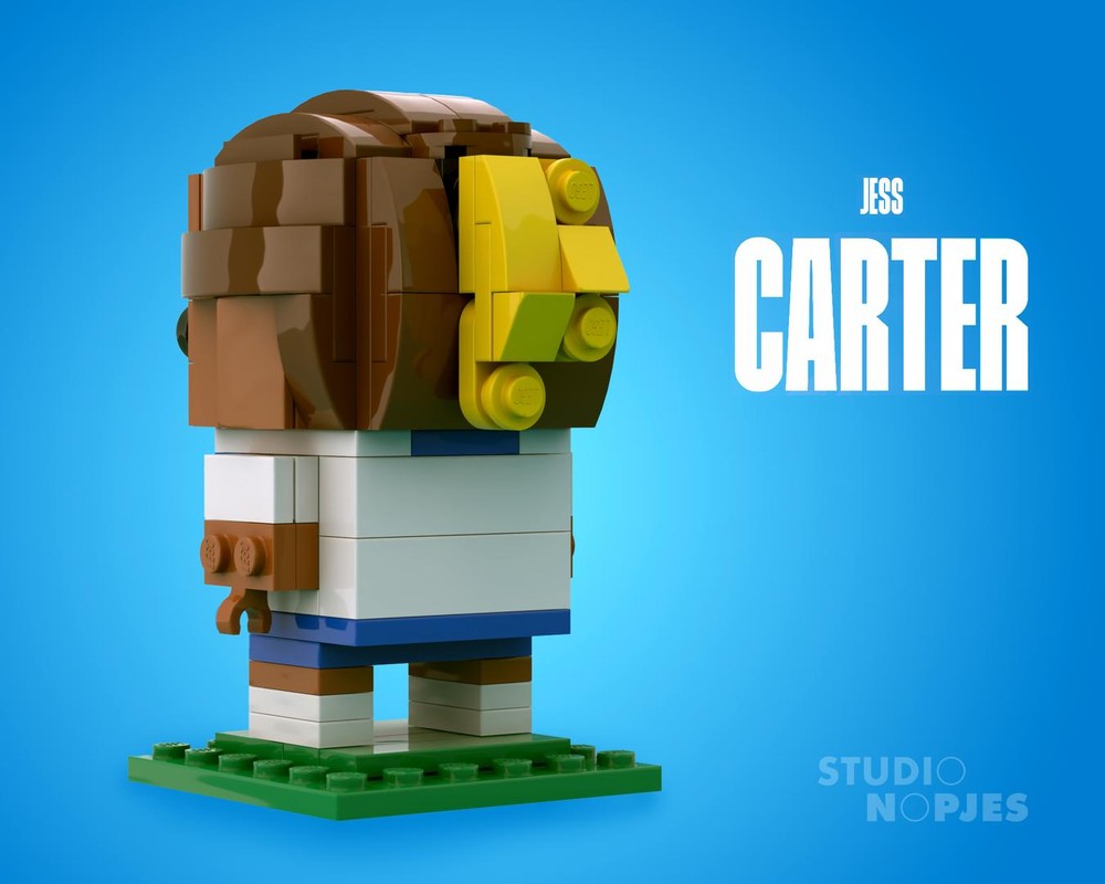 LEGO MOC Jess Carter (England Women's Soccer team 2025) Brickhead by ...