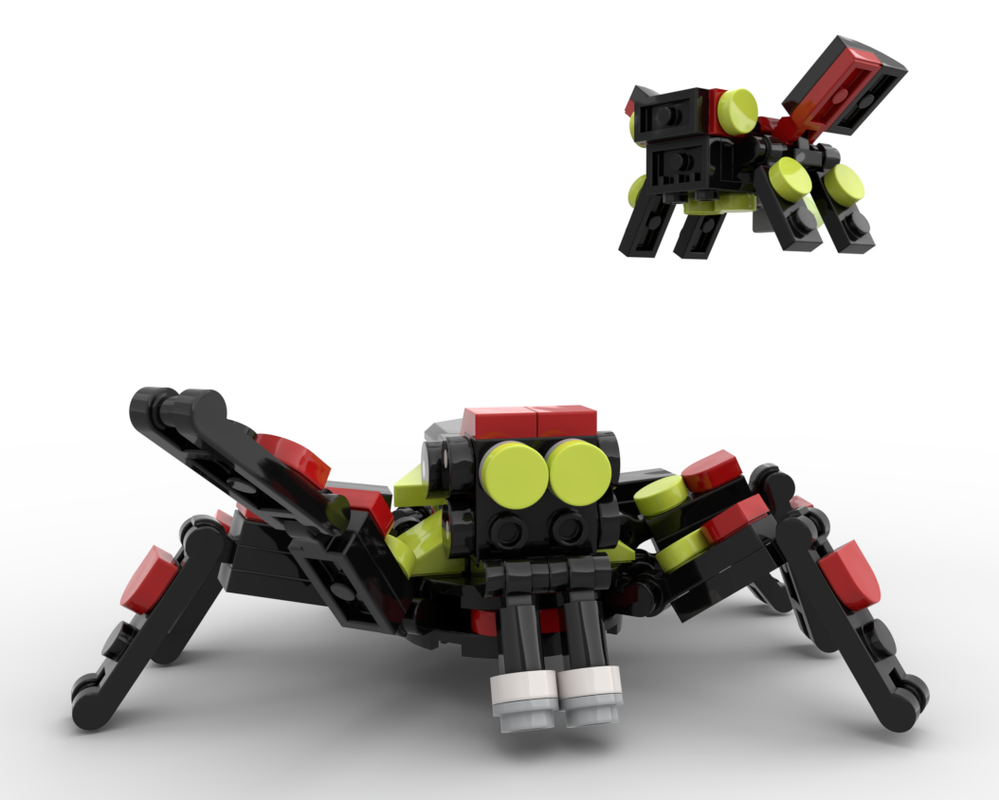 LEGO MOC-228881 Surprising Jumping Spider by Babylonbuild | Rebrickable ...
